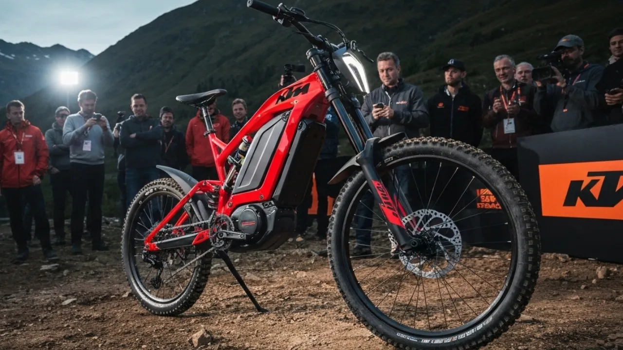 KTM Launches Stylish Electric Cycle with 230KM Range and 45KM/h Speed